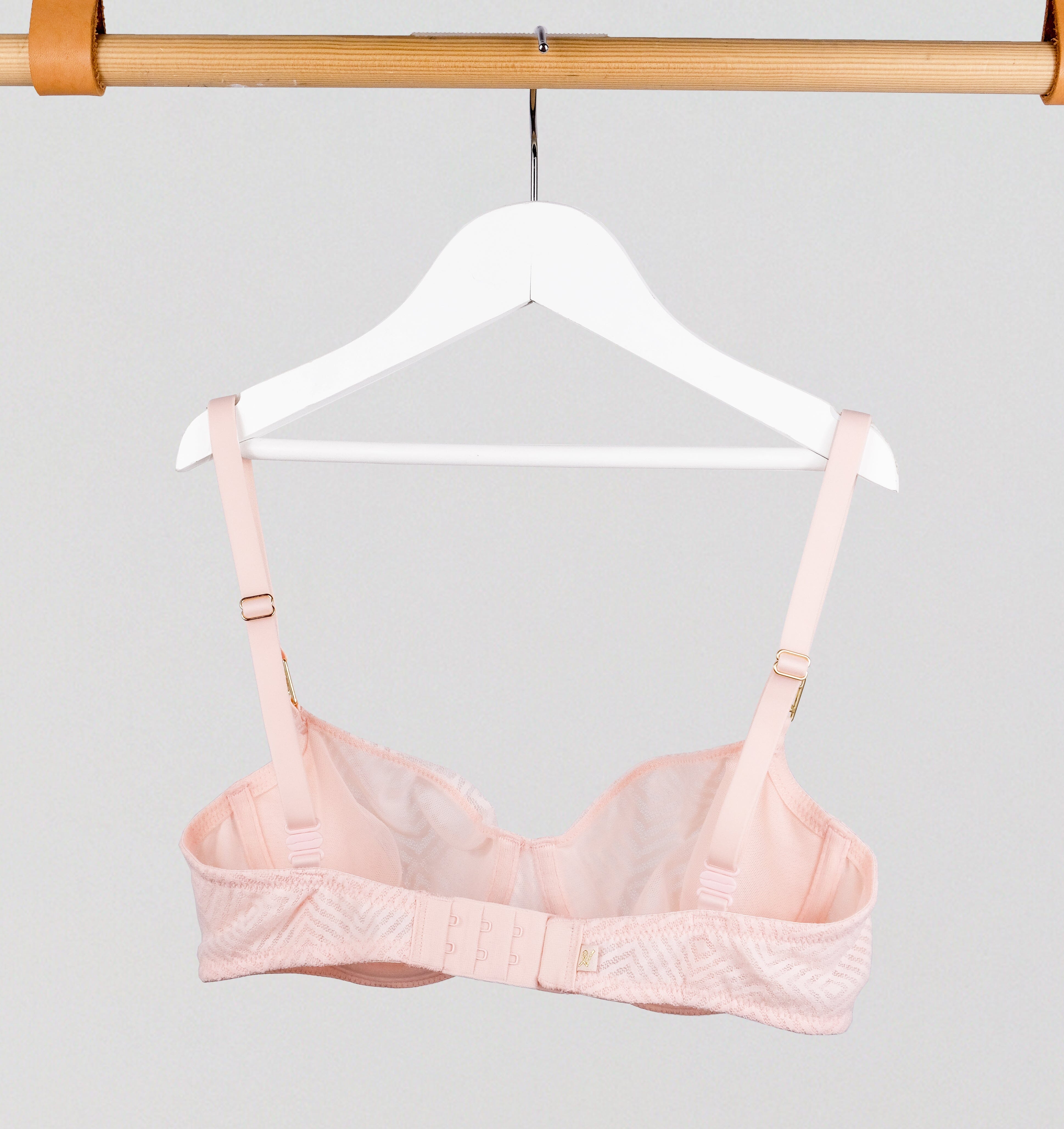 Aztec lace balconette bra [Blush] – The Pantry Underwear
