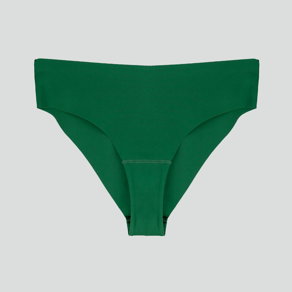 Body contour seamless tanga brief [Forest Green] – The Pantry Underwear