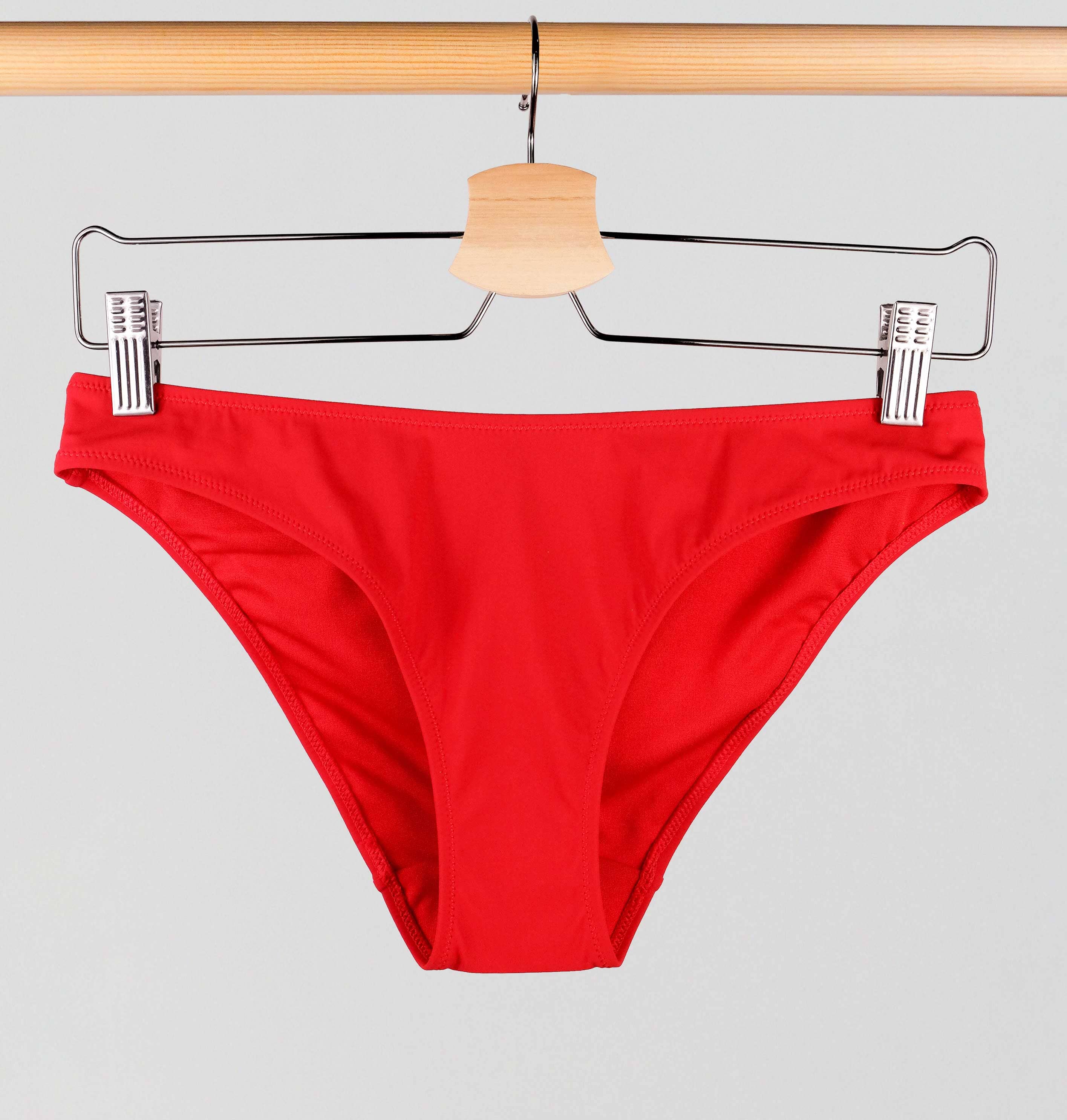 Classic bikini brief [Venetian Red] – The Pantry Underwear