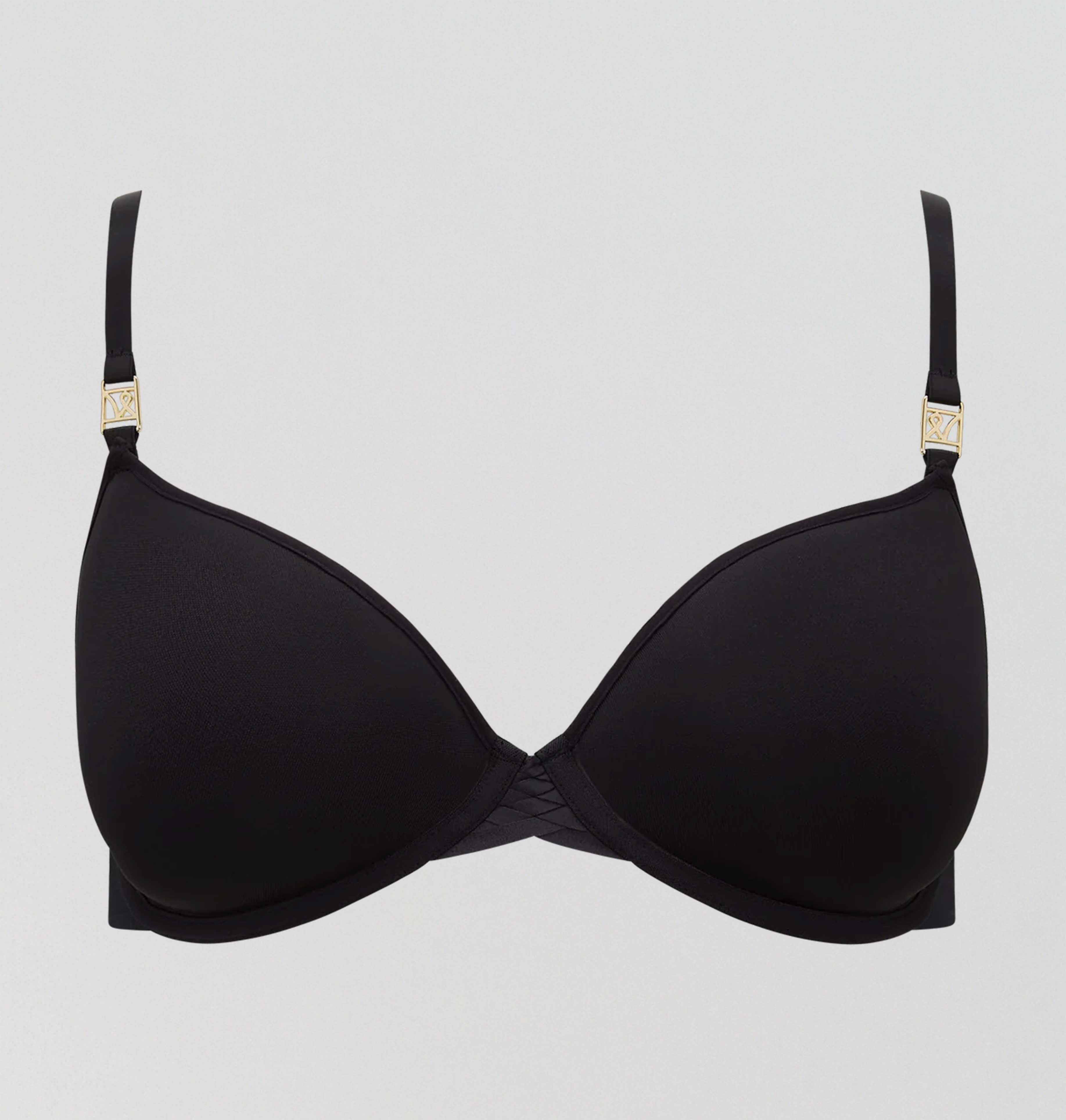 Moulded cup t-shirt bra [Black] – The Pantry Underwear