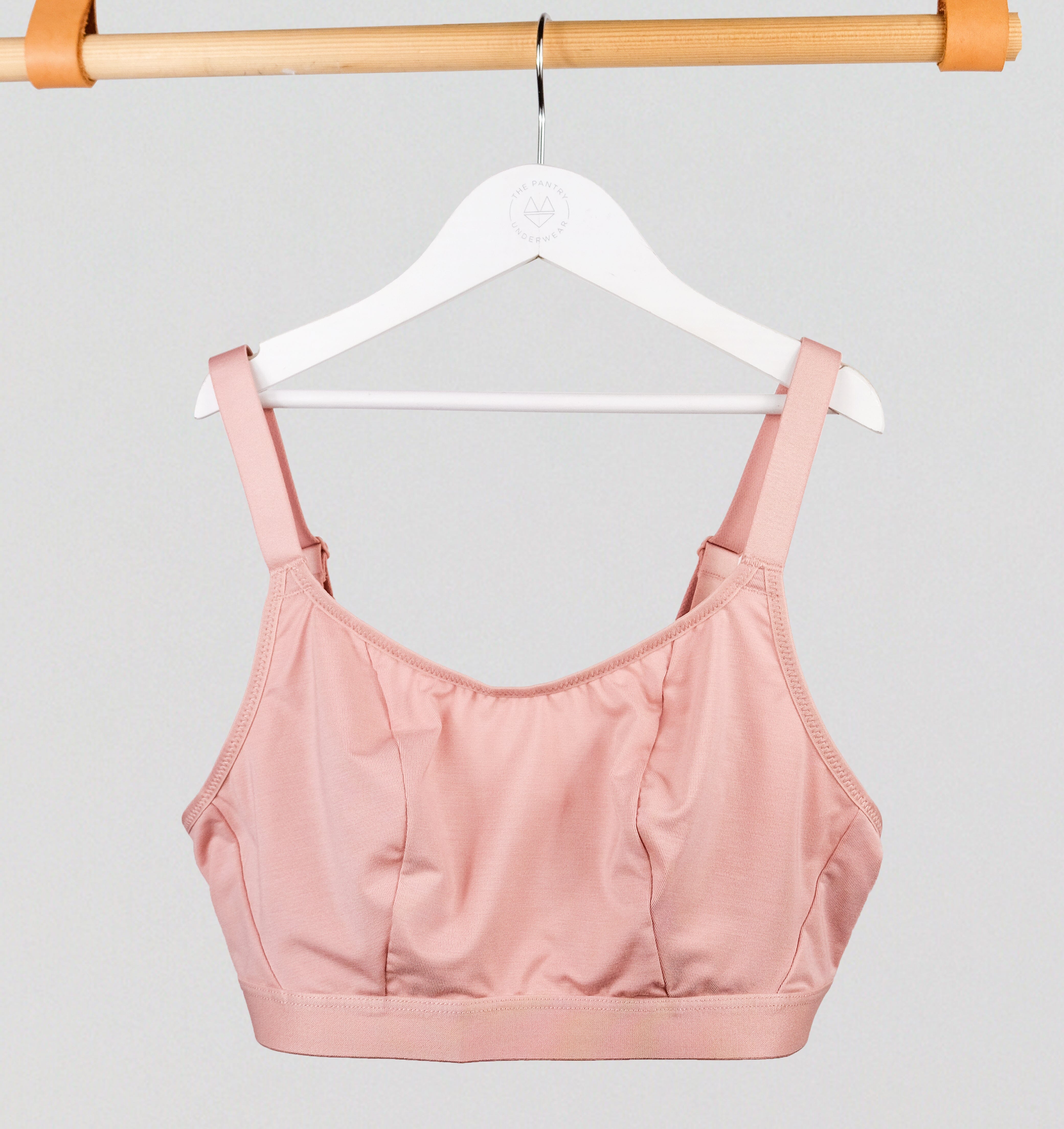 D+ non wired bralette [French Rose] – The Pantry Underwear